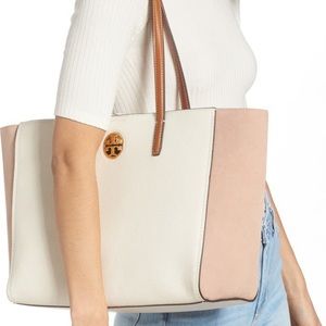 Tory Burch | Bags | Tory Burch Carson Colorblock Tote | Poshmark